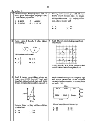 Scale drawing fm 3 maths | DOC