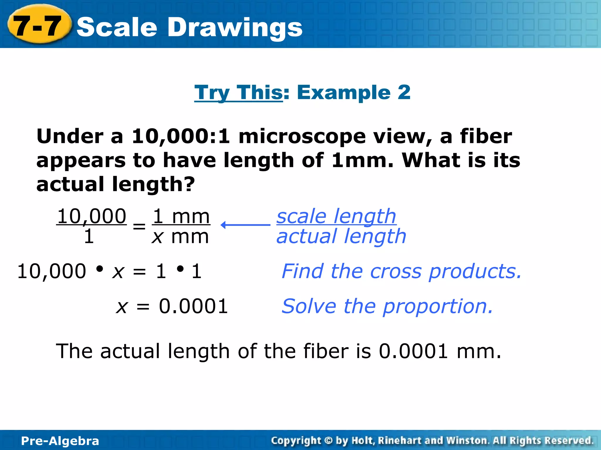 Scale drawing ppt | PPT