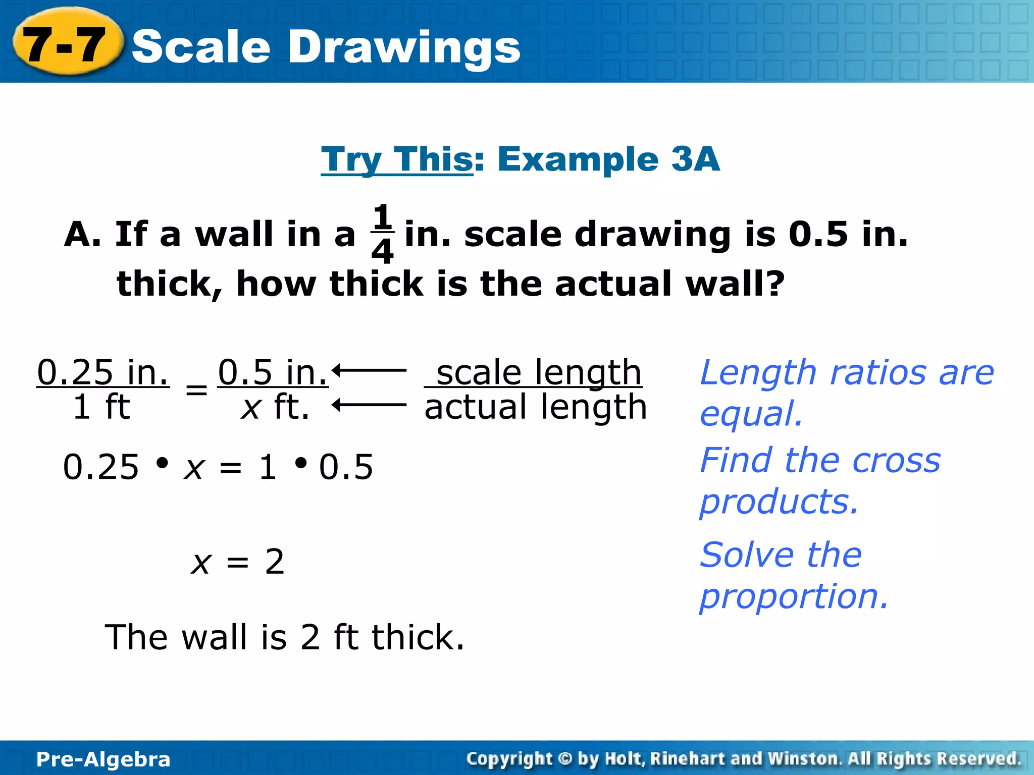 Scale drawing ppt | PPT
