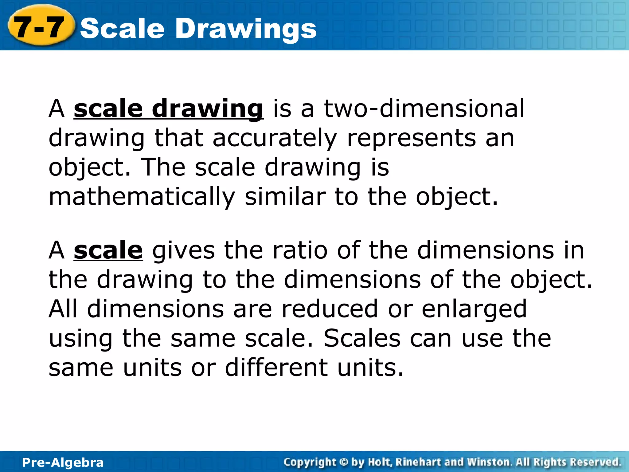 Scale drawing ppt | PPT