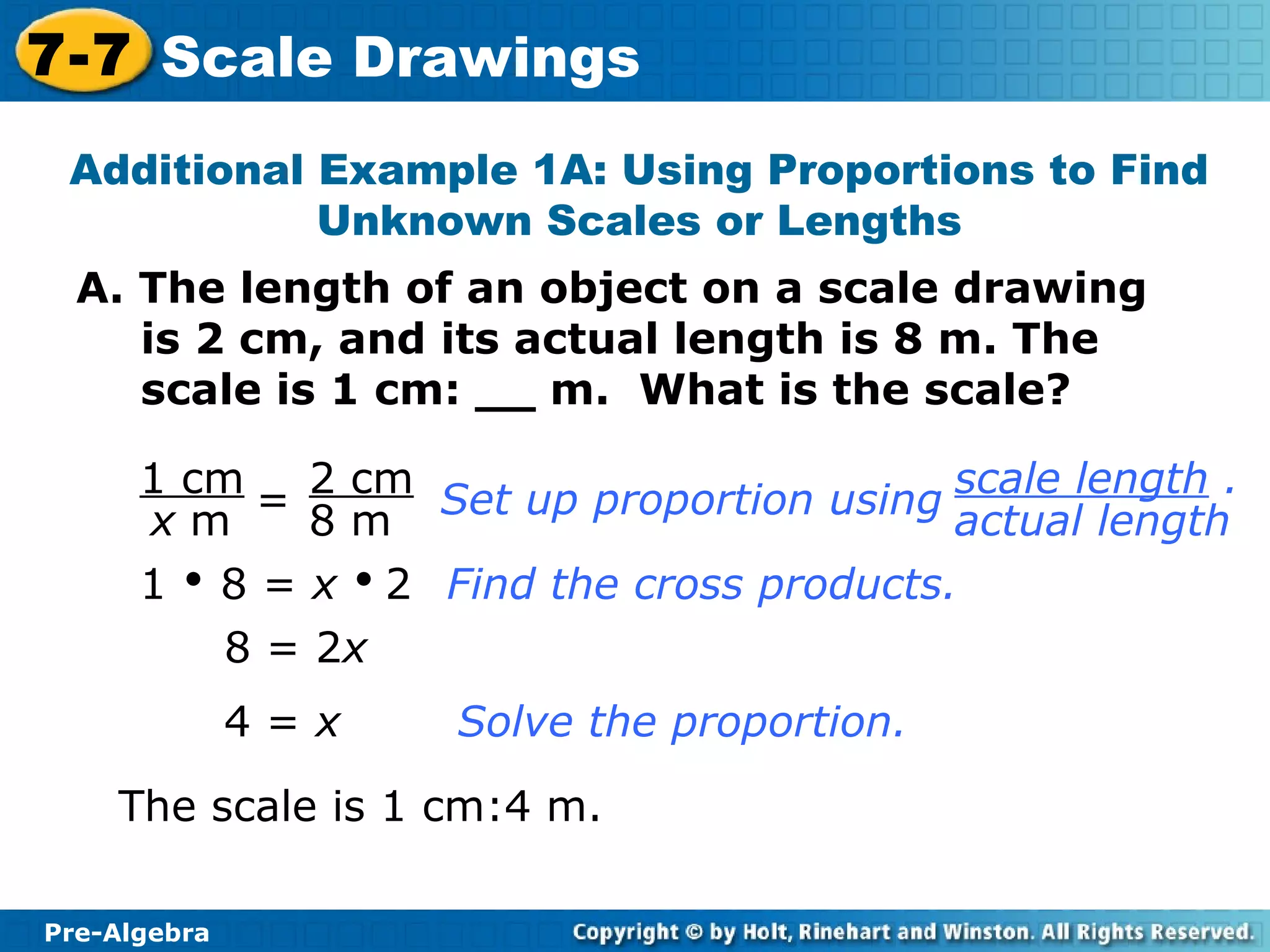 Scale drawing ppt | PPT