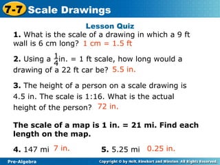 Scale drawing ppt | PPT