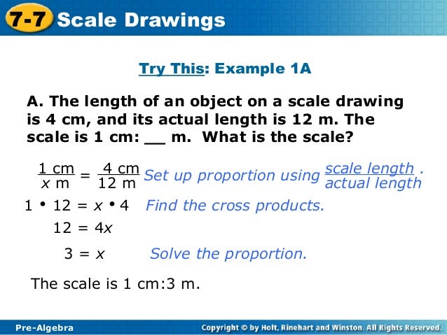 Scale drawing ppt
