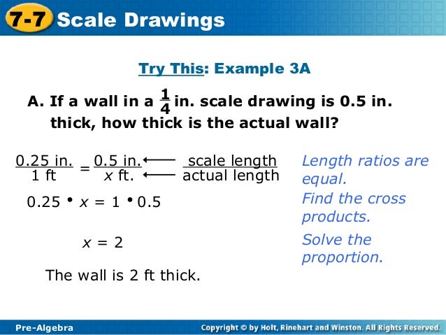 Scale drawing ppt