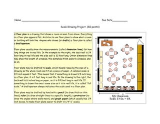 Scale drawing project | PPT