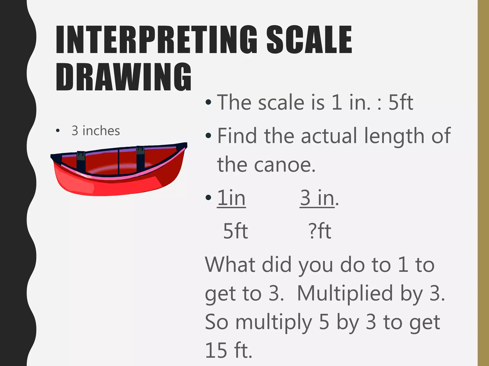 Scale drawings and proportions | PPTX