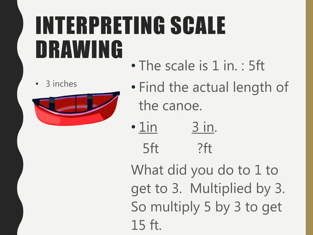 Scale drawings and proportions | PPTX