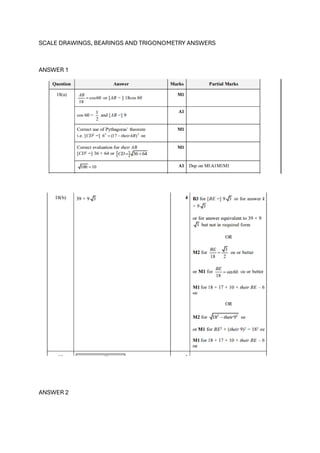 SCALE DRAWINGS,BEARINGS AND TRIGOMETRY ANSWERS.pdf