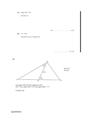 SCALE DRAWINGS, BEARINGS AND TRIGONOMETRY 2 QUESTIONS.pdf