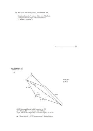 SCALE DRAWINGS,BEARINGS AND TRIGONOMETRY QUESTIONS.pdf