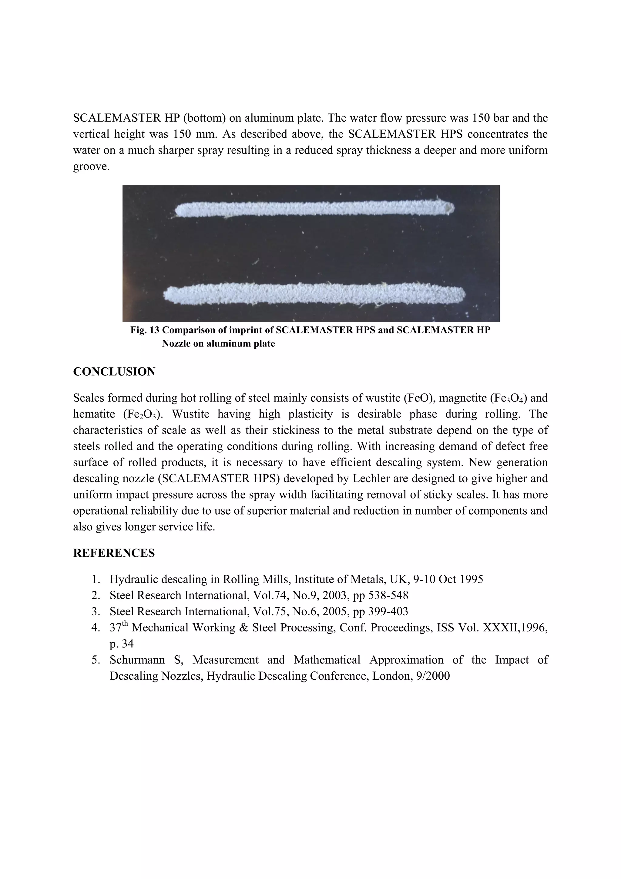 Scale formation and its removal in hot rolling process | PDF