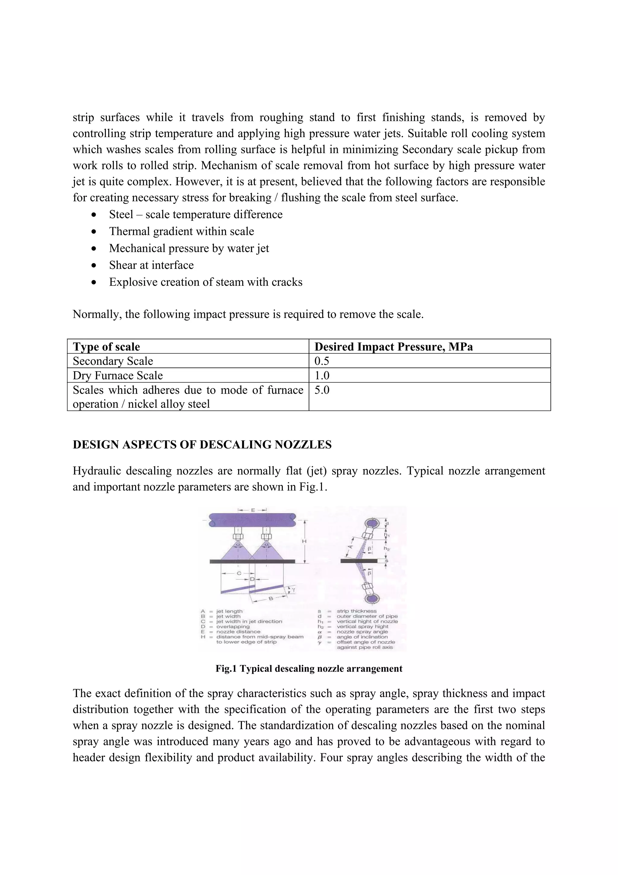Scale formation and its removal in hot rolling process | PDF