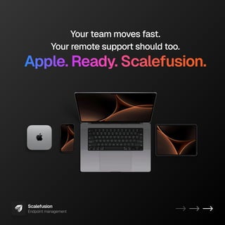 Scalefusion Remote Access for Apple Devices | PDF