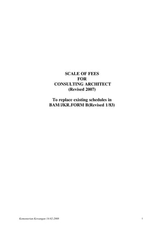 Scale of fees (rev. 2004) | PDF