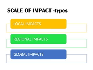 Scale of impacts in Environmental Impact Assessment | PPTX ...