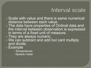 Scale of measurement | PPTX