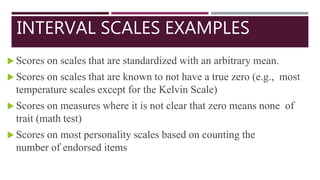 Scale of measurement | PPTX