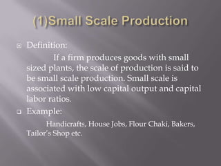 Scale of production (Micro economics) | PPT