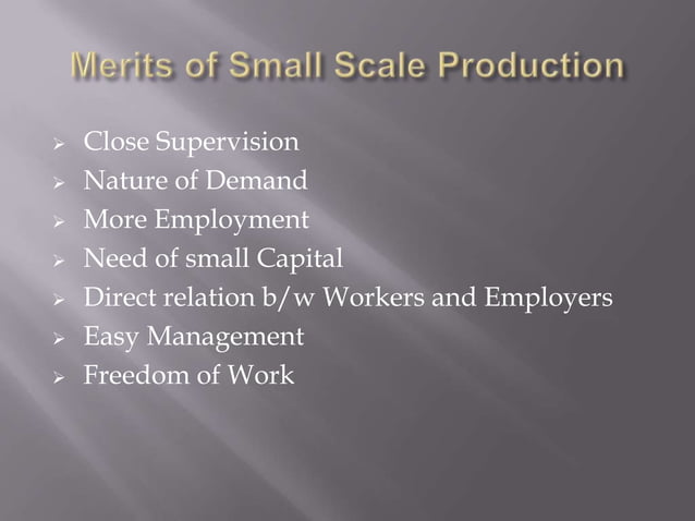 Scale of production (Micro economics) | PPT