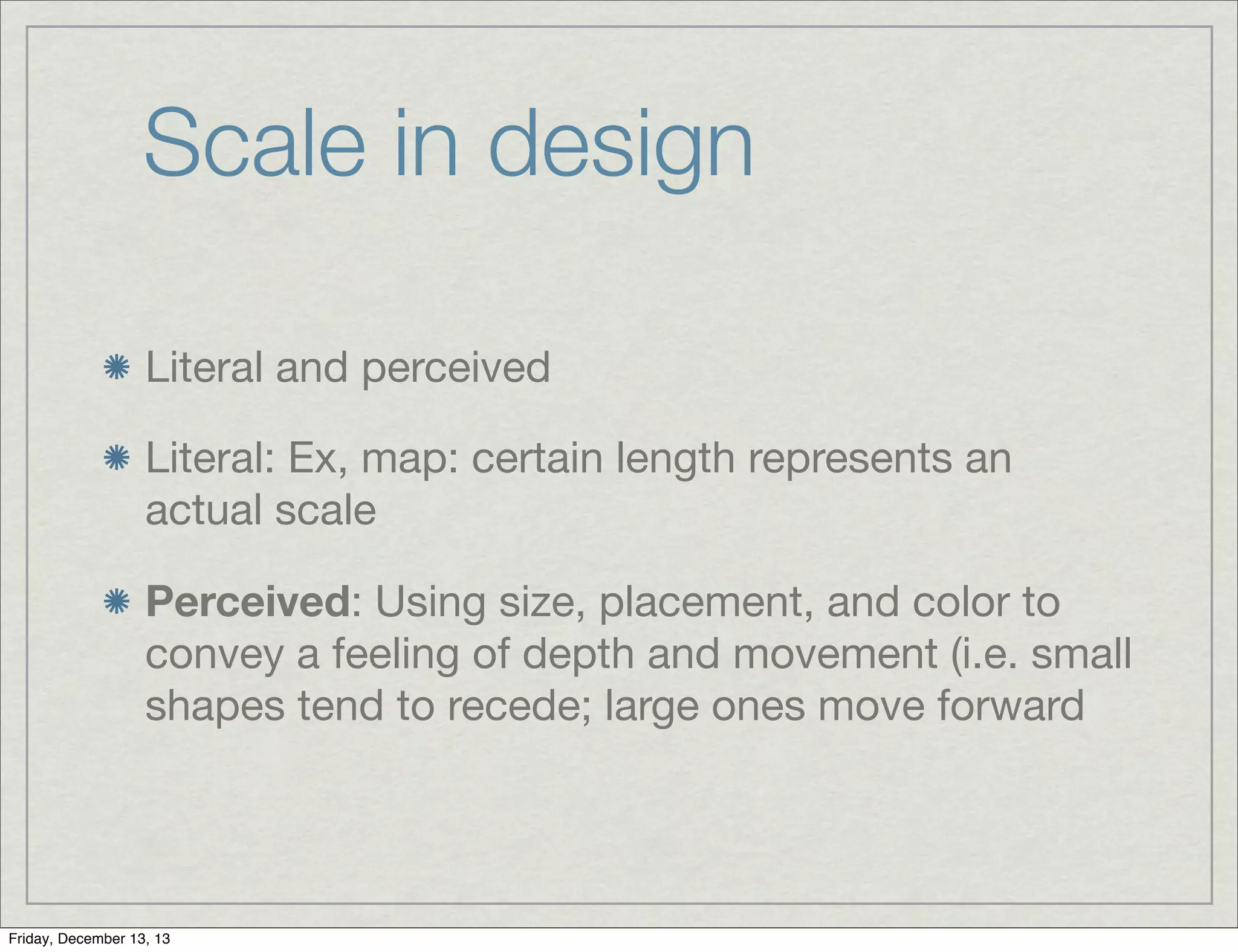 Scale & Proportion | PDF
