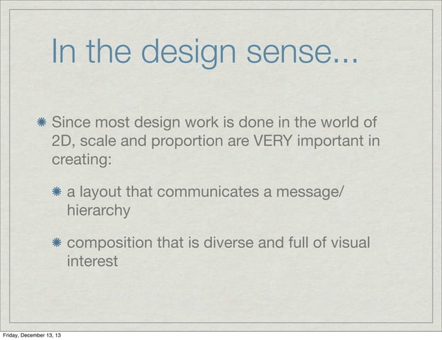Scale & Proportion | PDF