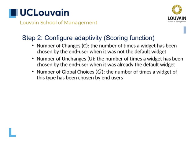 User-controlled Form Adaptation by Unsupervised Learning | PPTX