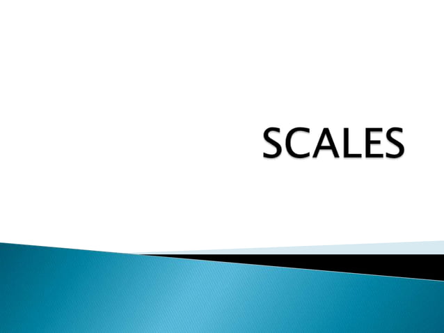 Scales | PPTX