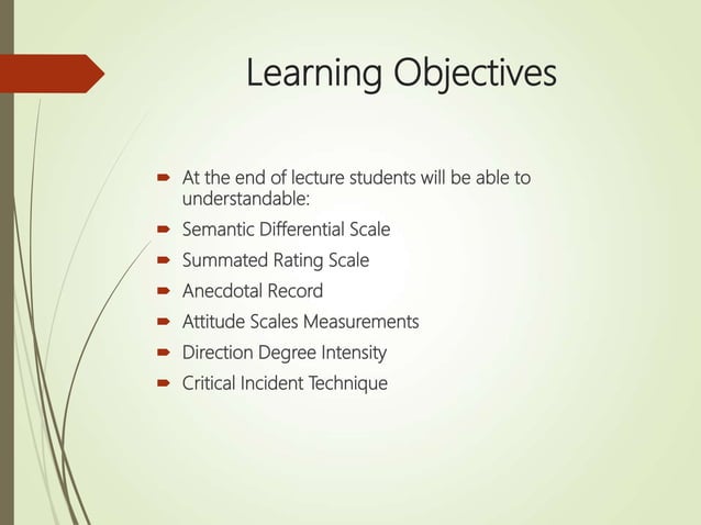 Scales: Semantic Differential Scale Summated Rating Scale | PPT ...