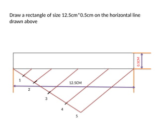 Q.Construct a plain scale to show meters when 1 centimeter represents 4 ...