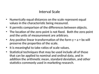 Scales and Measurement and surrounding etc | PPT
