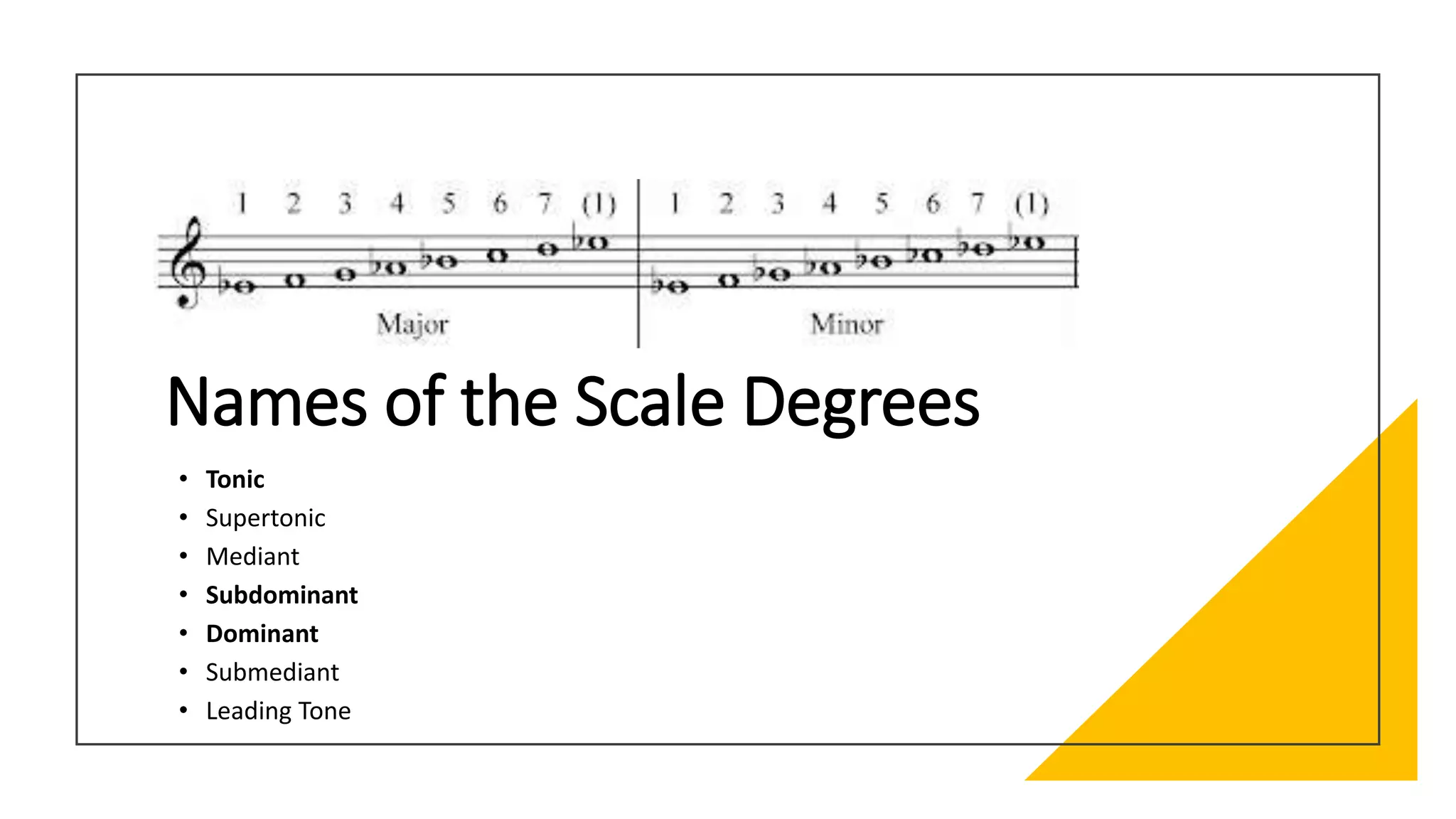 Scales & Scale Degrees | PPTX