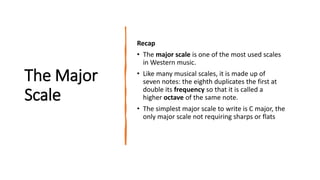 Scales & Scale Degrees | PPTX
