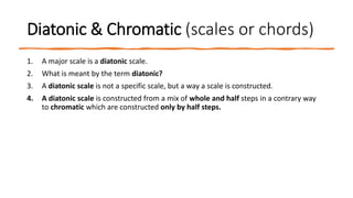 Scales & Scale Degrees | PPTX