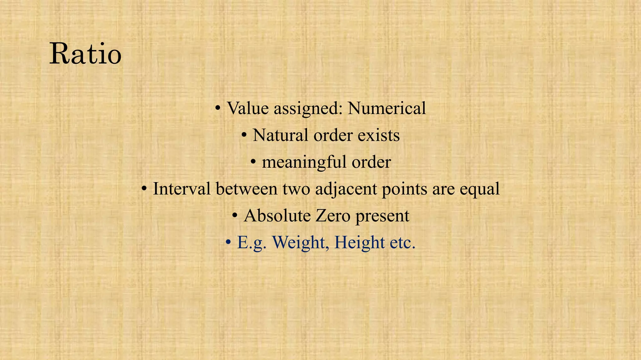 Research Variables and Statistical Measurement Scales | PDF