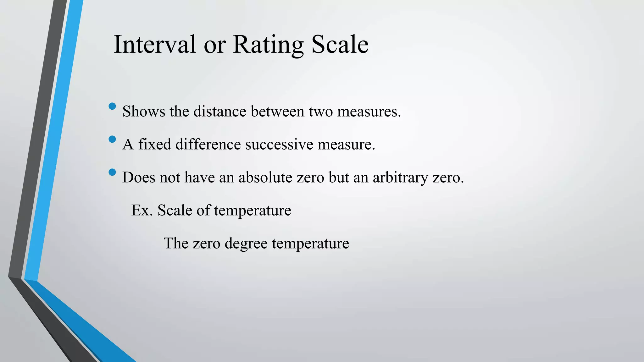 Scales of measurement | PPTX