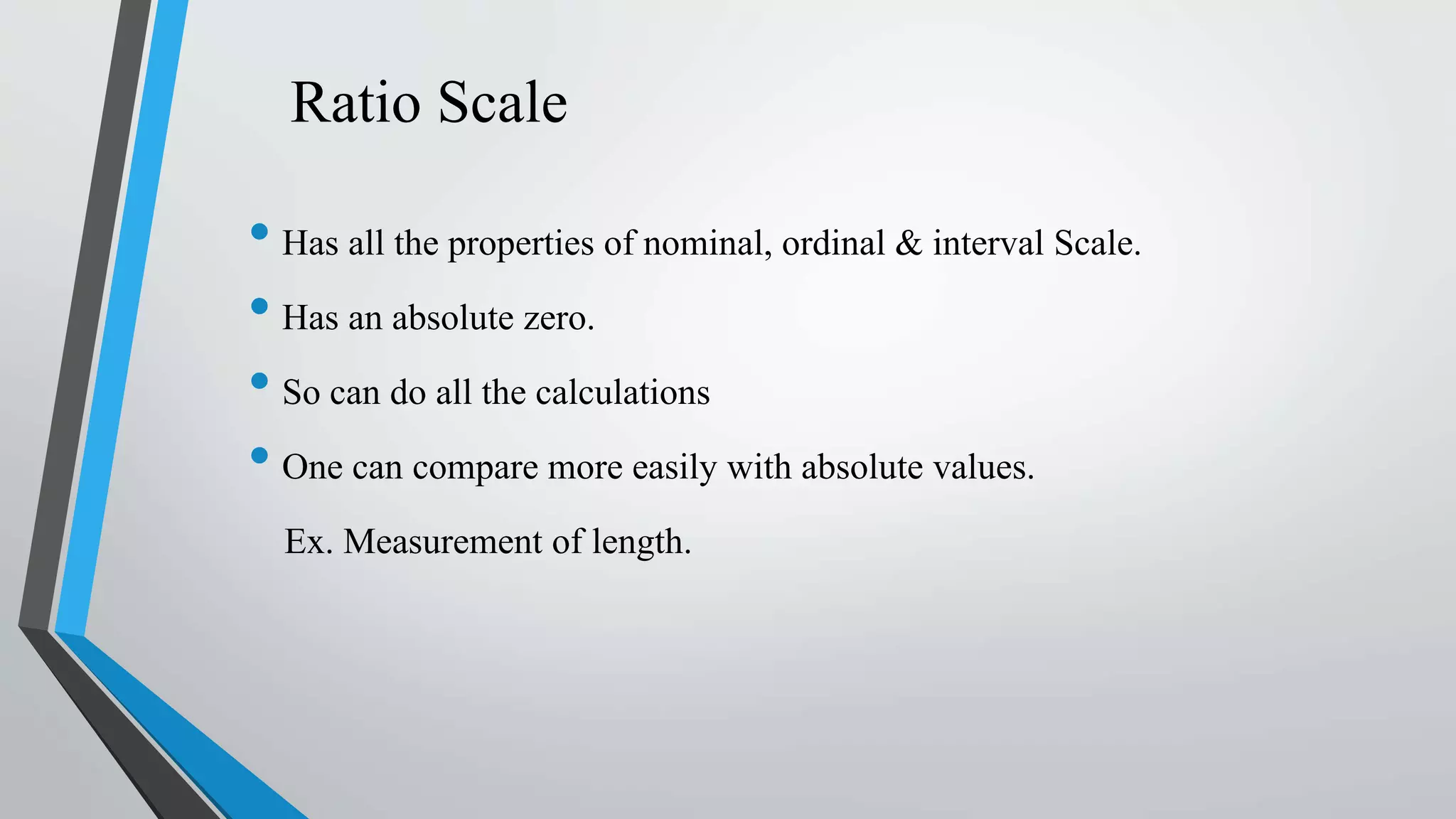Scales of measurement | PPTX