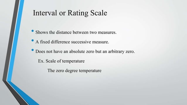 Scales of measurement | PPTX | Science