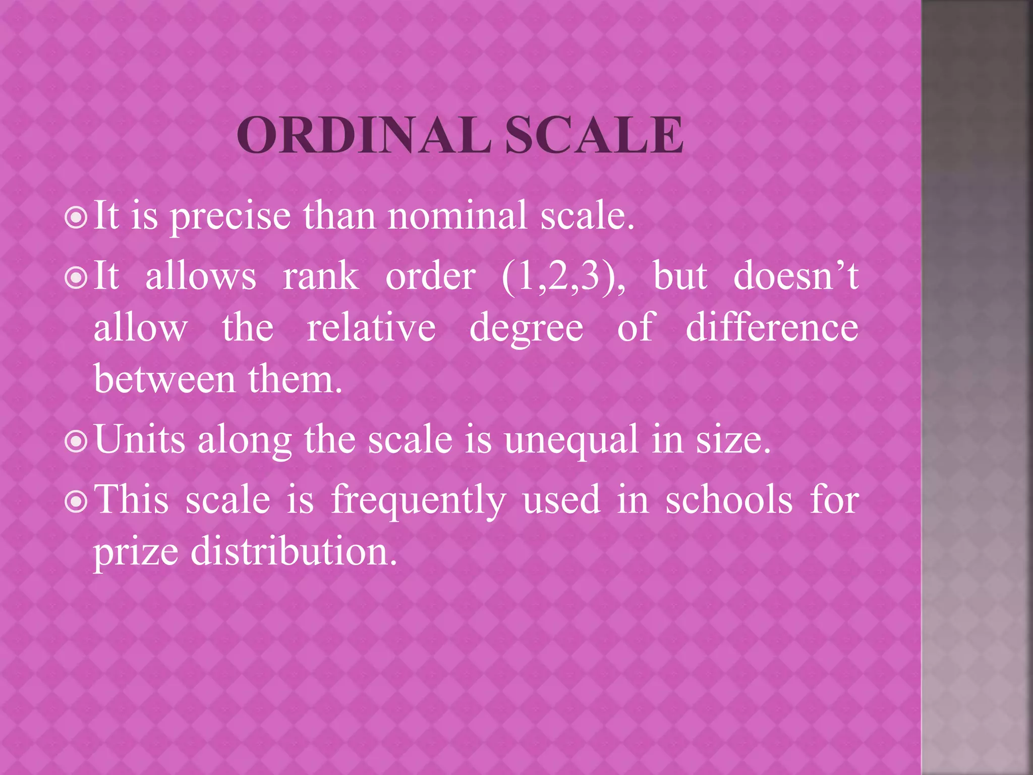 Scales of measurement | PPTX