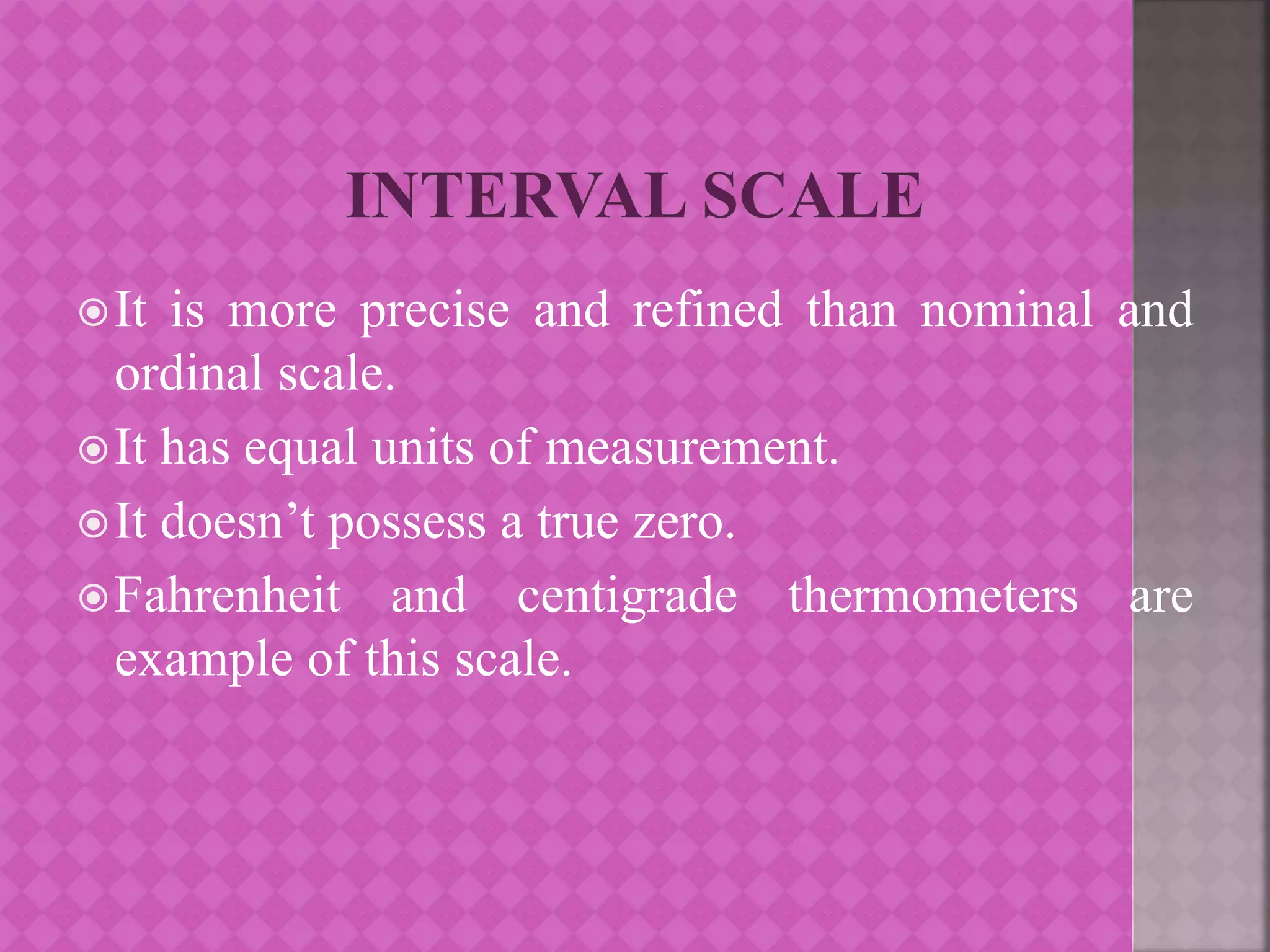 Scales of measurement | PPTX