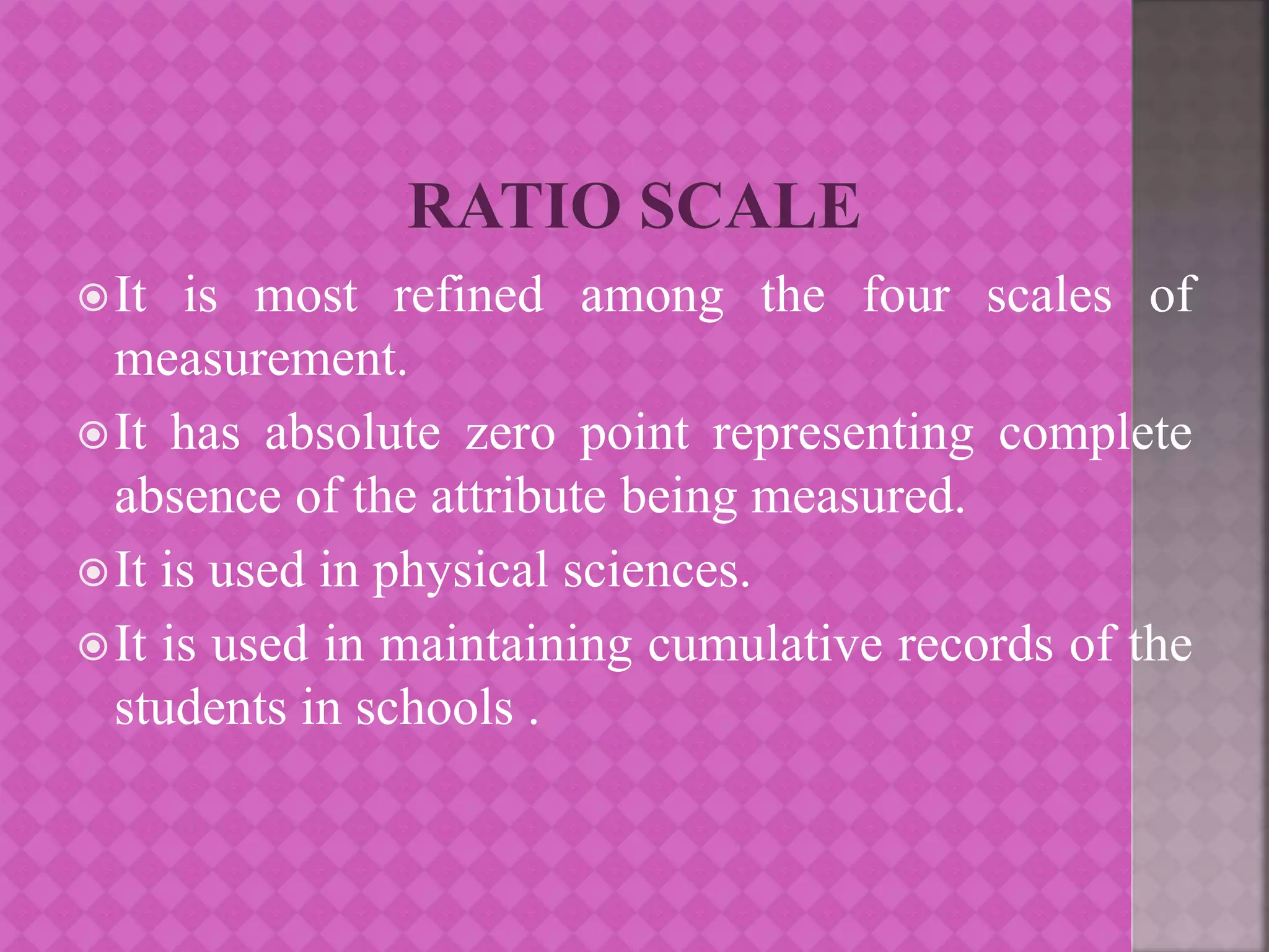 Scales of measurement | PPTX