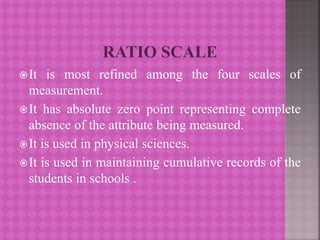 Scales of measurement | PPTX
