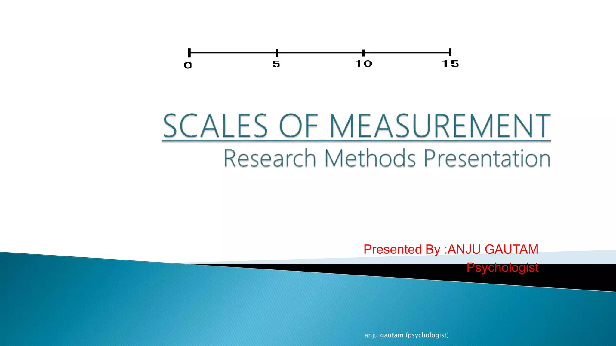 Scales of measurement | PPTX