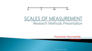 Scales of measurement | PPTX