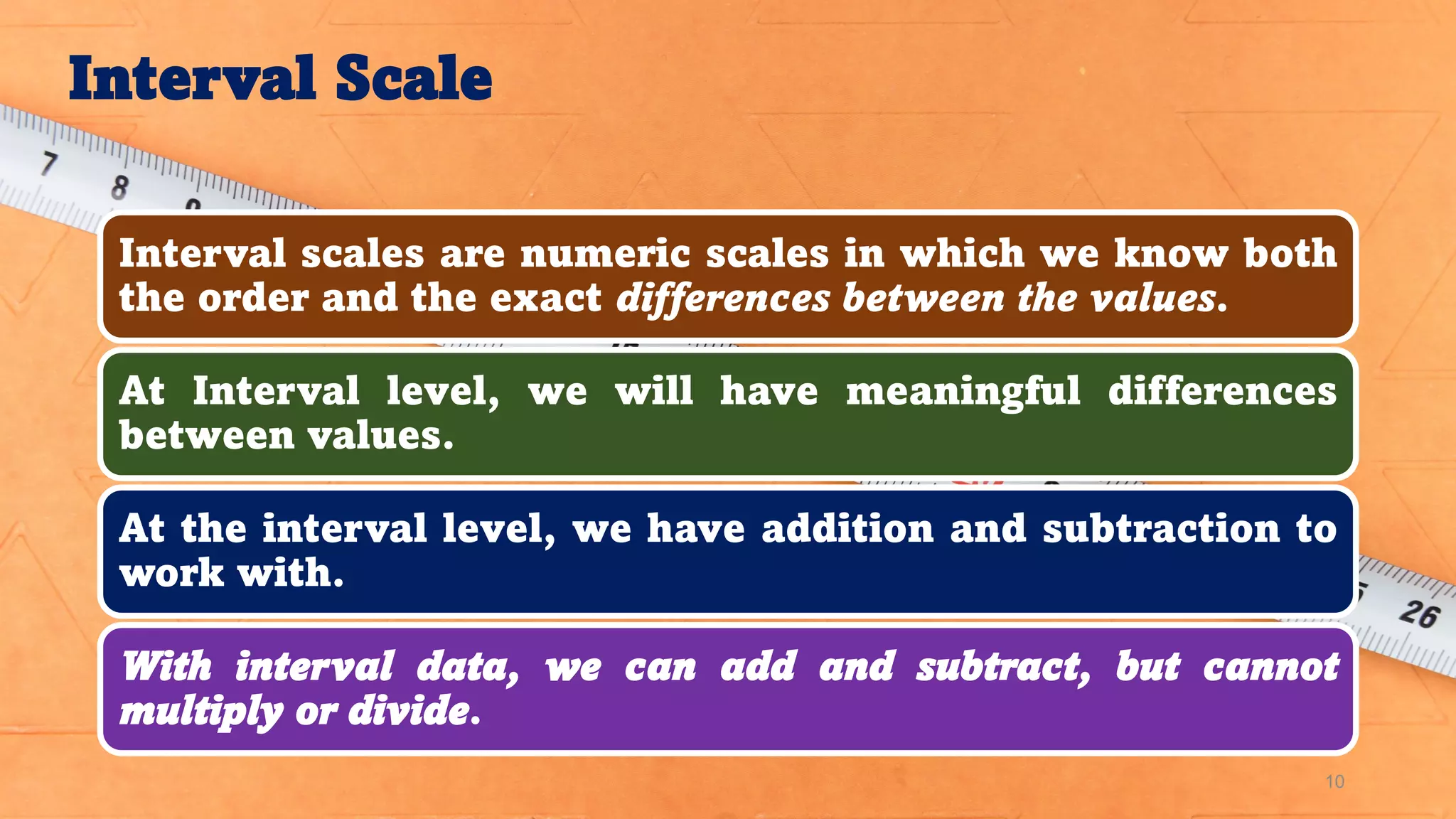 Scales of Measurement - Statistics | PDF