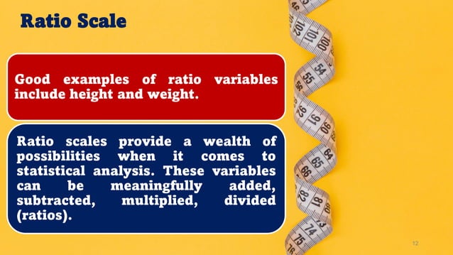 Scales of Measurement - Statistics | PDF