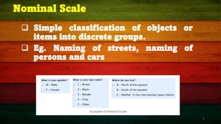 Scales of Measurement - Statistics | PDF