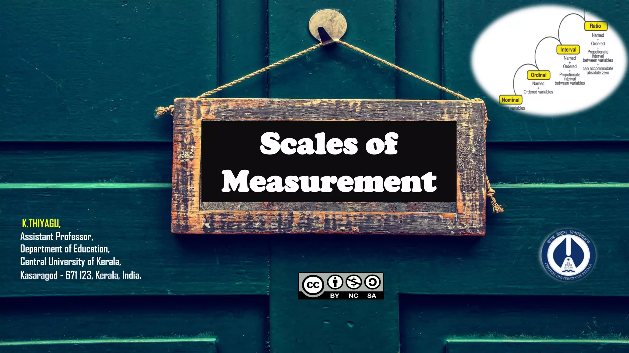 Scales of Measurement - Thiyagu | PDF