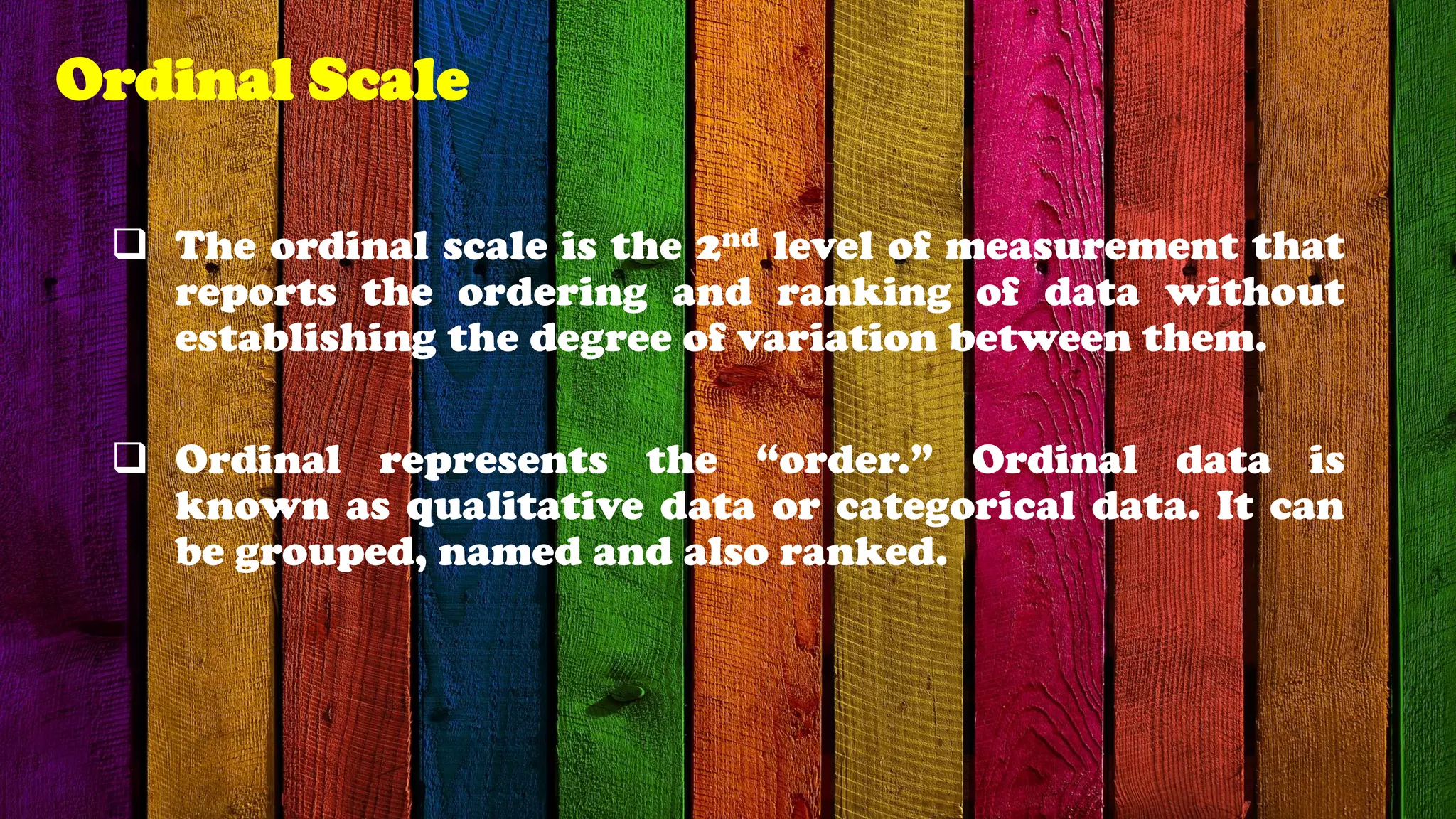Scales of Measurement - Thiyagu | PDF | Science