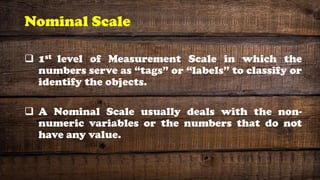 Scales of Measurement - Thiyagu | PDF