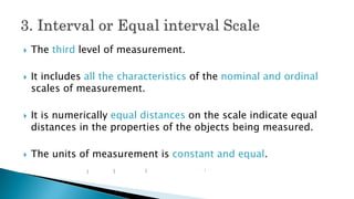 Scales of measurement (1) | PPTX